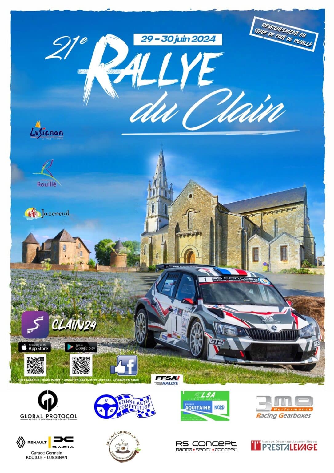 Rallye du Clain 2024 : Liste des engagés | Actualité rallye - Rallye Infos