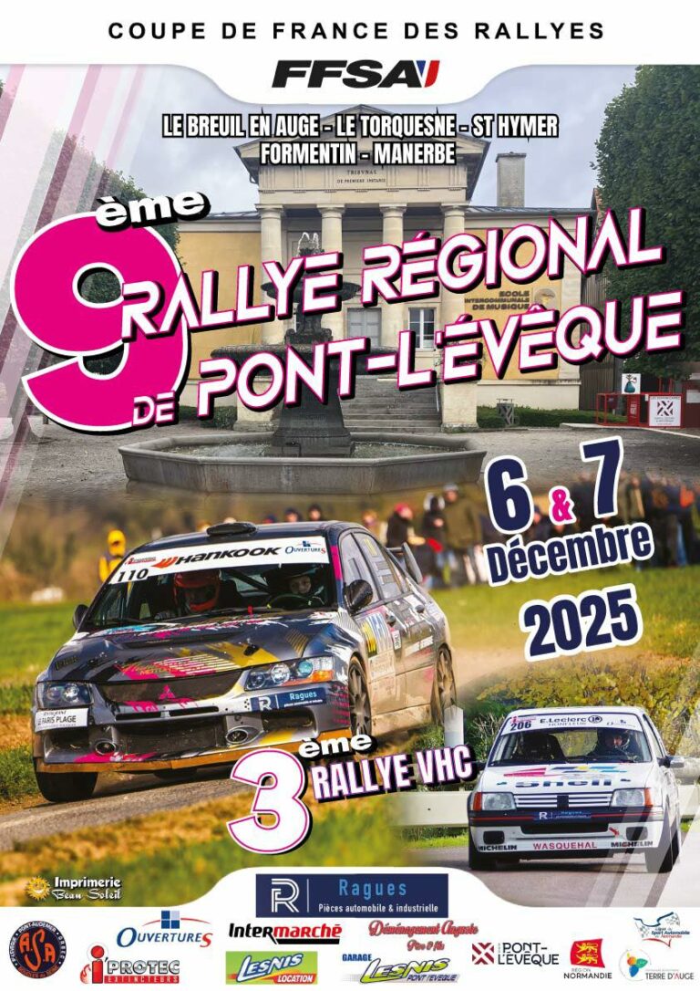 Rallye de Pont l’Evêque 2025 | Actualité rallye - Rallye Infos