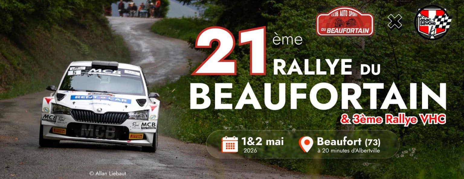 Rallye du Beaufortain 2026 | Actualité rallye - Rallye Infos