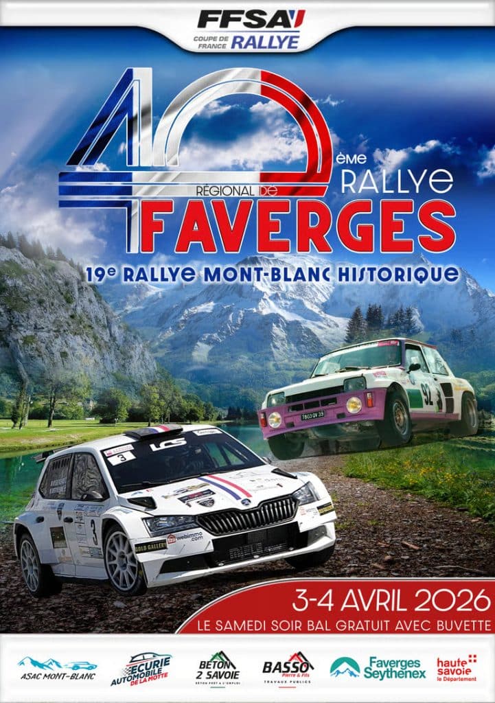 Rallye du Pays de Faverges 2026 | Actualité rallye - Rallye Infos