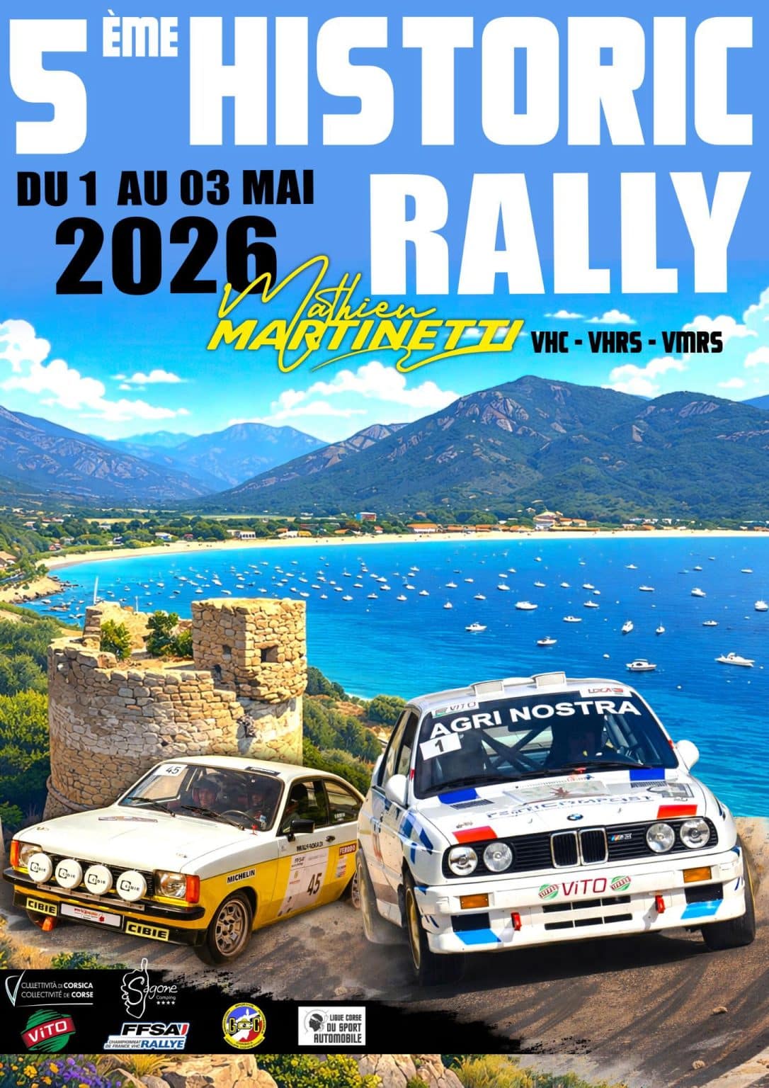 Historic Rally Mathieu Martinetti 2026 - Liste des engagés | Actualité ...